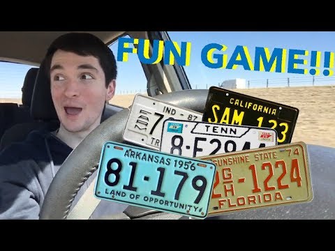 What Is the License Plate Game? - Drivin' & Vibin'
