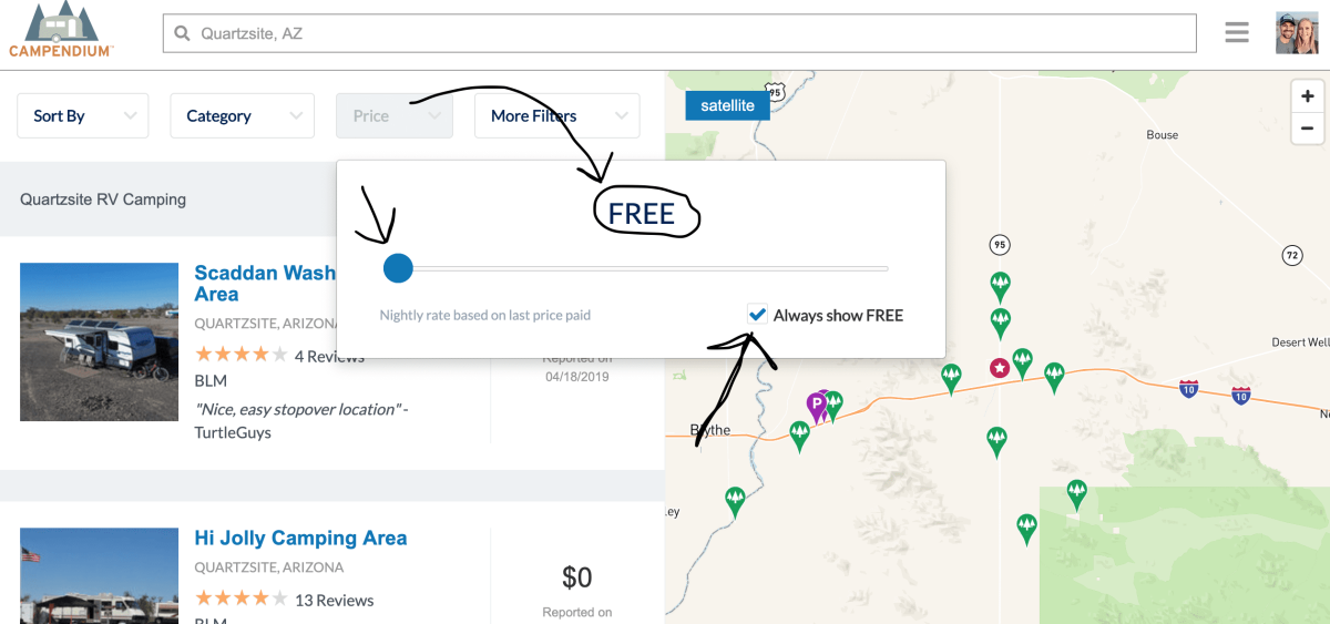 How To Find Camping Near Me? – Campendium Tutorial - Drivin' & Vibin'