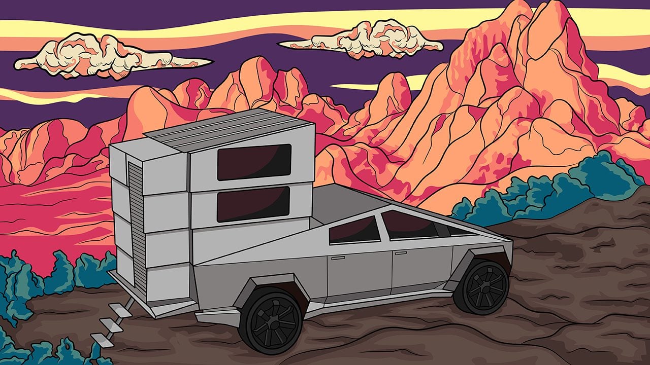 What is a CyberLandr Tesla Camper? - Drivin' & Vibin'